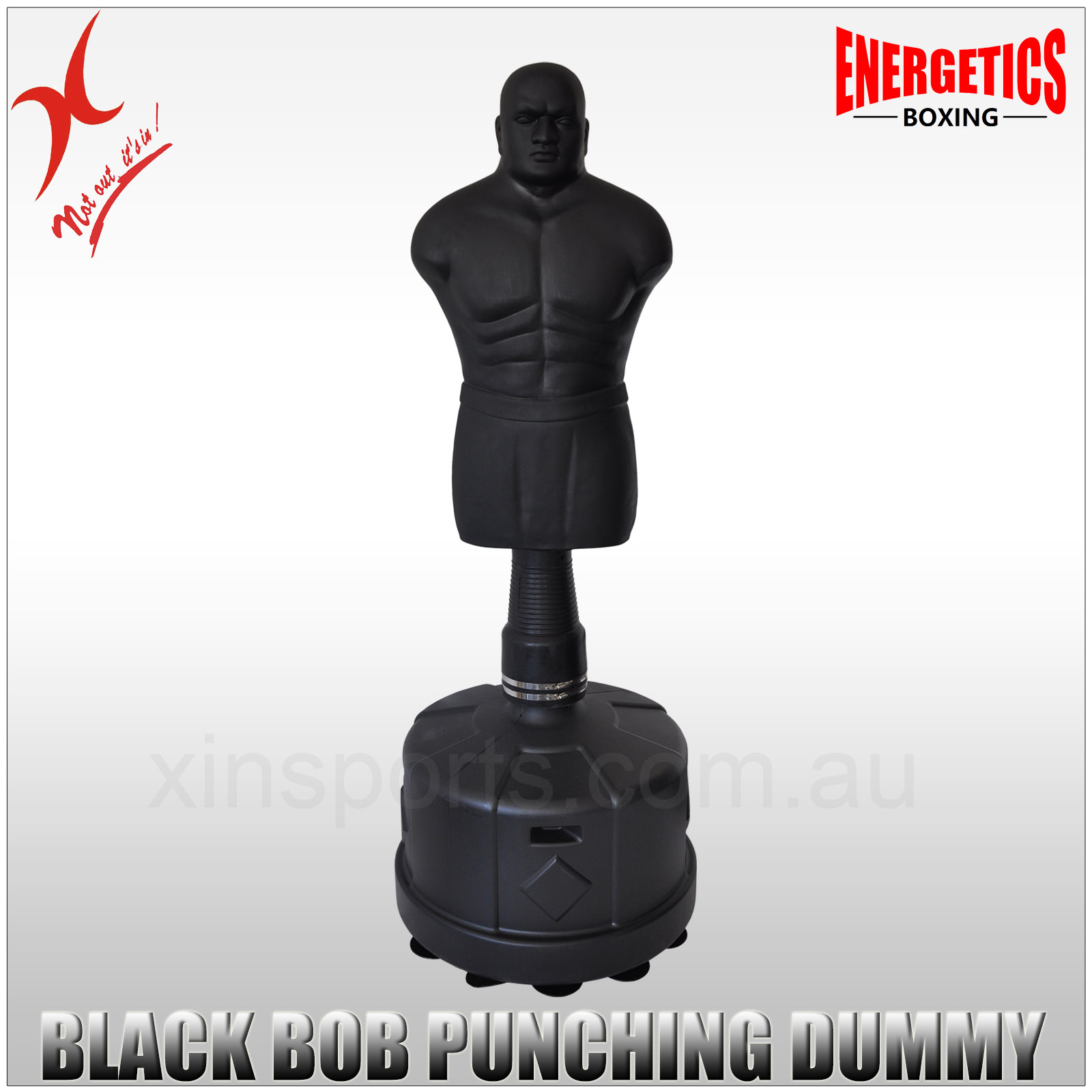 BLACK BOB HUMAN XL BOXING PUNCHING BAG - ADJUSTABLE HEIGHT - FREE ...